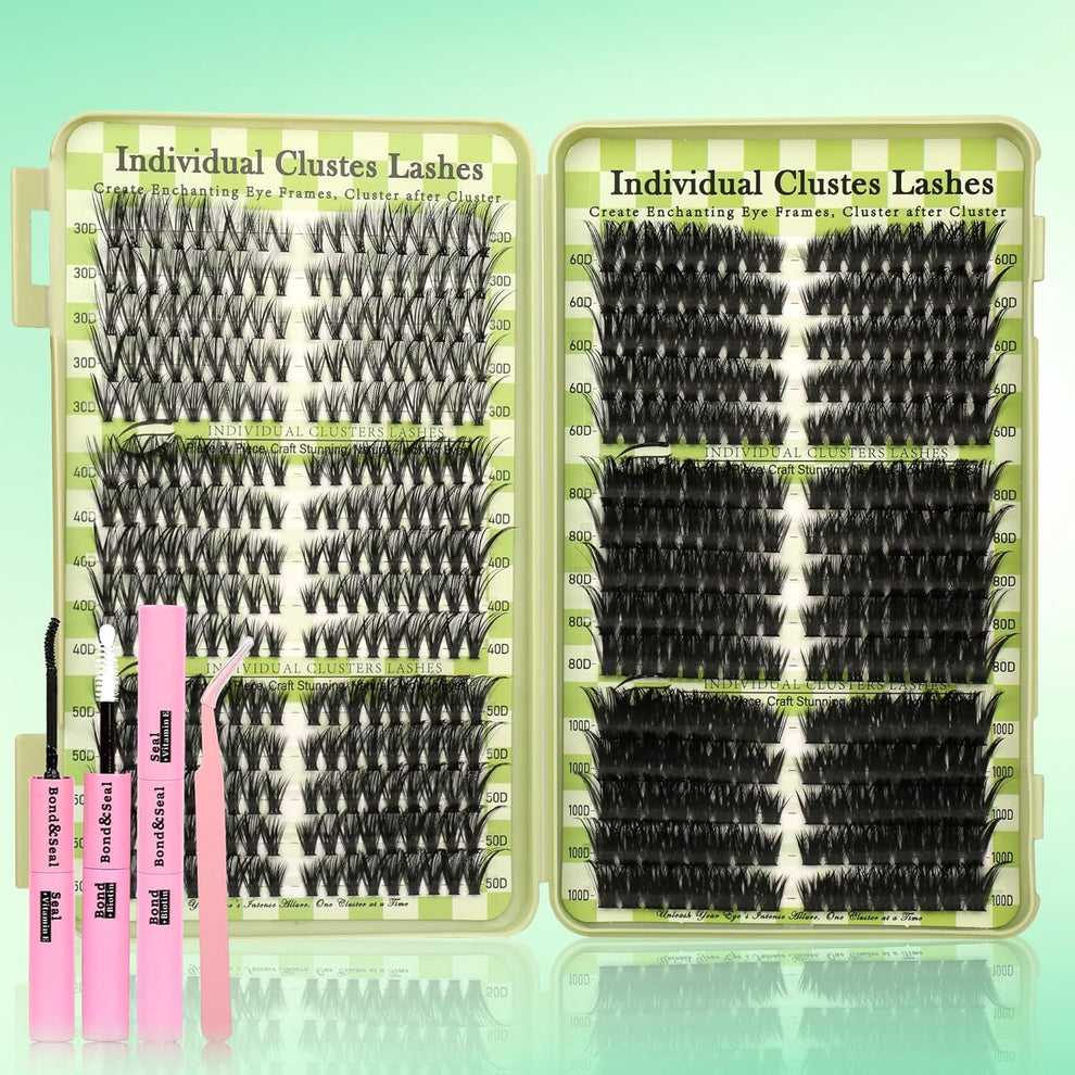 Lash Clusters Cat Eye Lash Clusters Kit Volume DIY Individual Lashes C ...